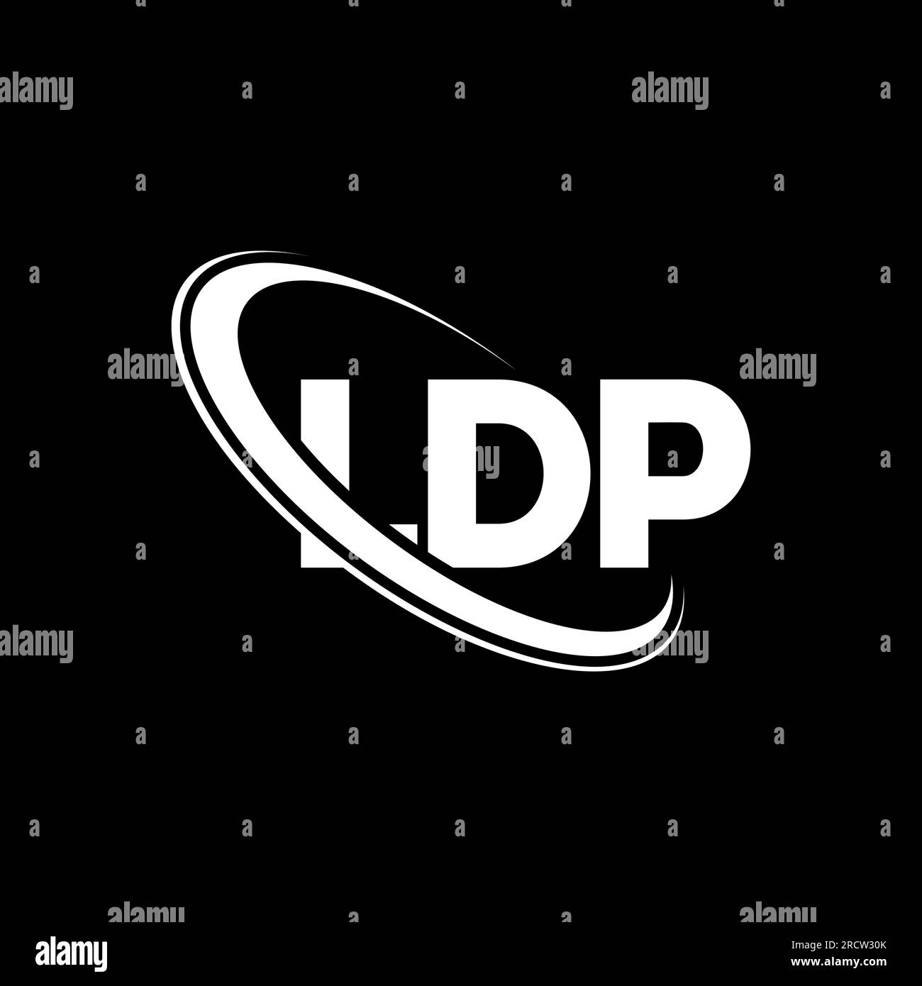 Logo LDP. Lettre LDP. Logo de la lettre LDP. Initiales LDP logo lié à ...