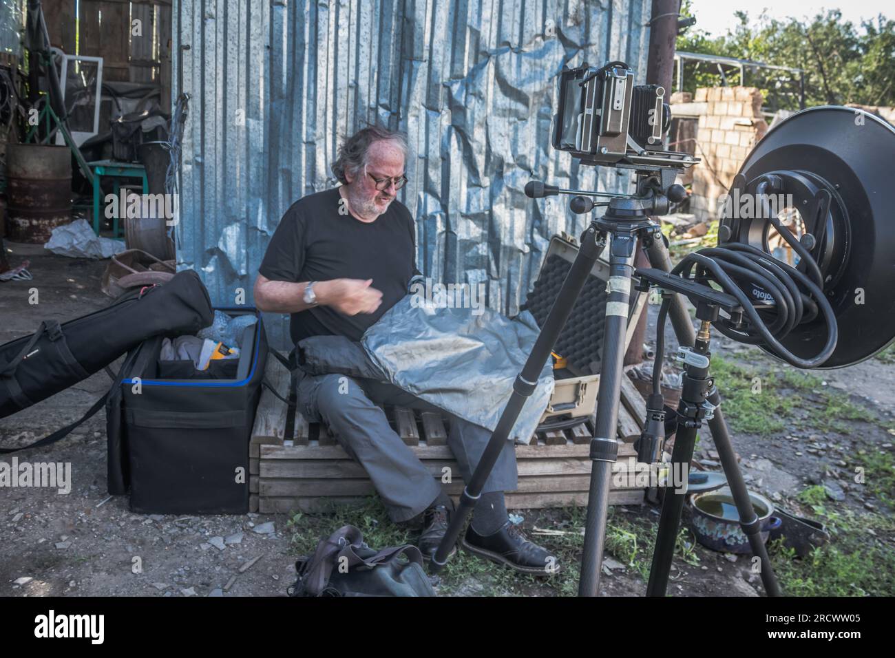 Yan Morvan, journaliste, photographe et grand reporter français couvre ...