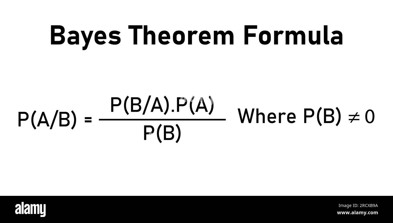 Bayes theorem Banque de photographies et d’images à haute résolution ...