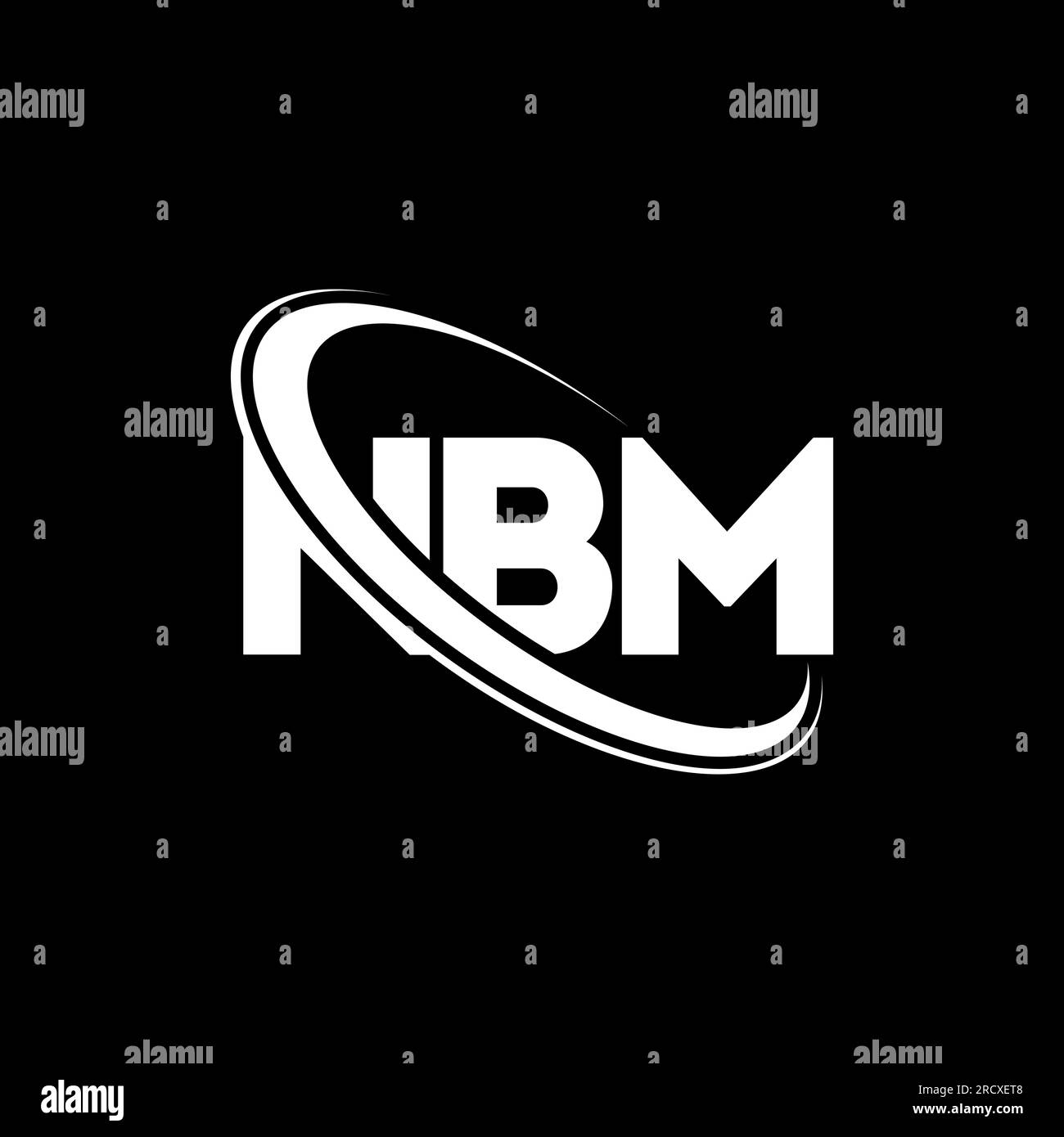 Logo NBM. Lettre NBM. Logo de la lettre NBM. Initiales logo NBM lié à ...