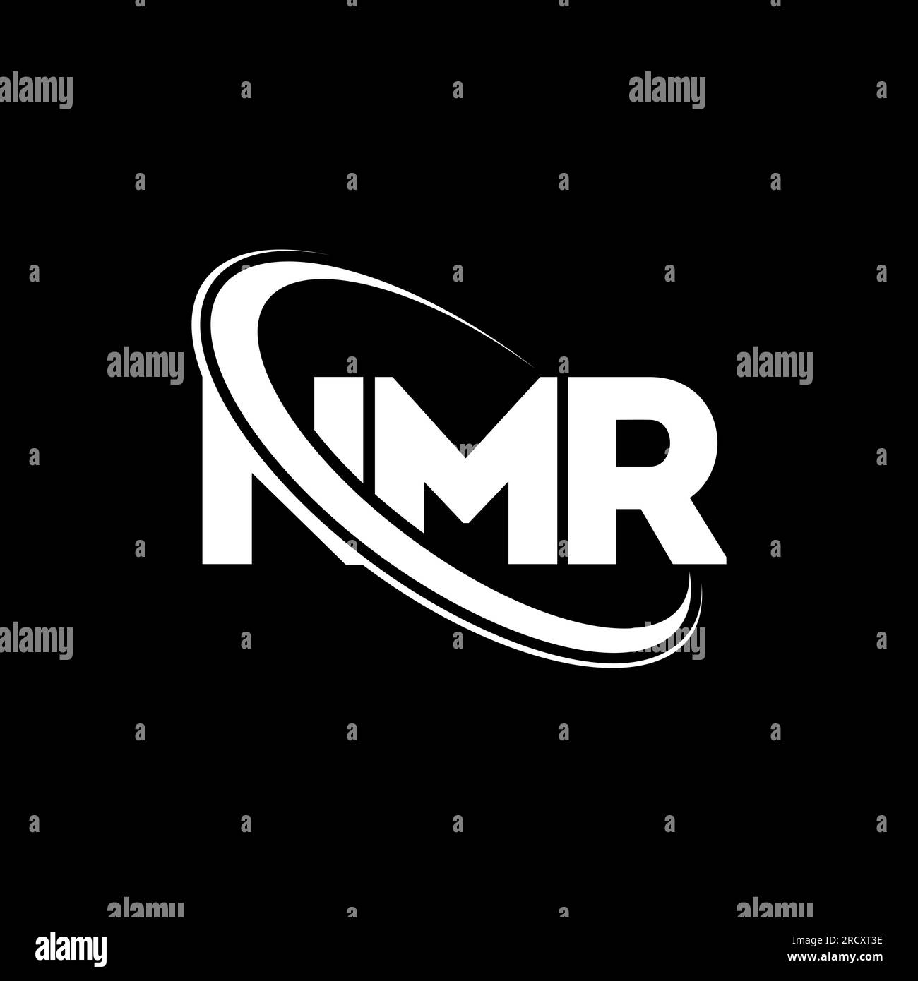 Logo RMN. Lettre RMN. Logo de la lettre RMN. Initiales RMN logo lié ...