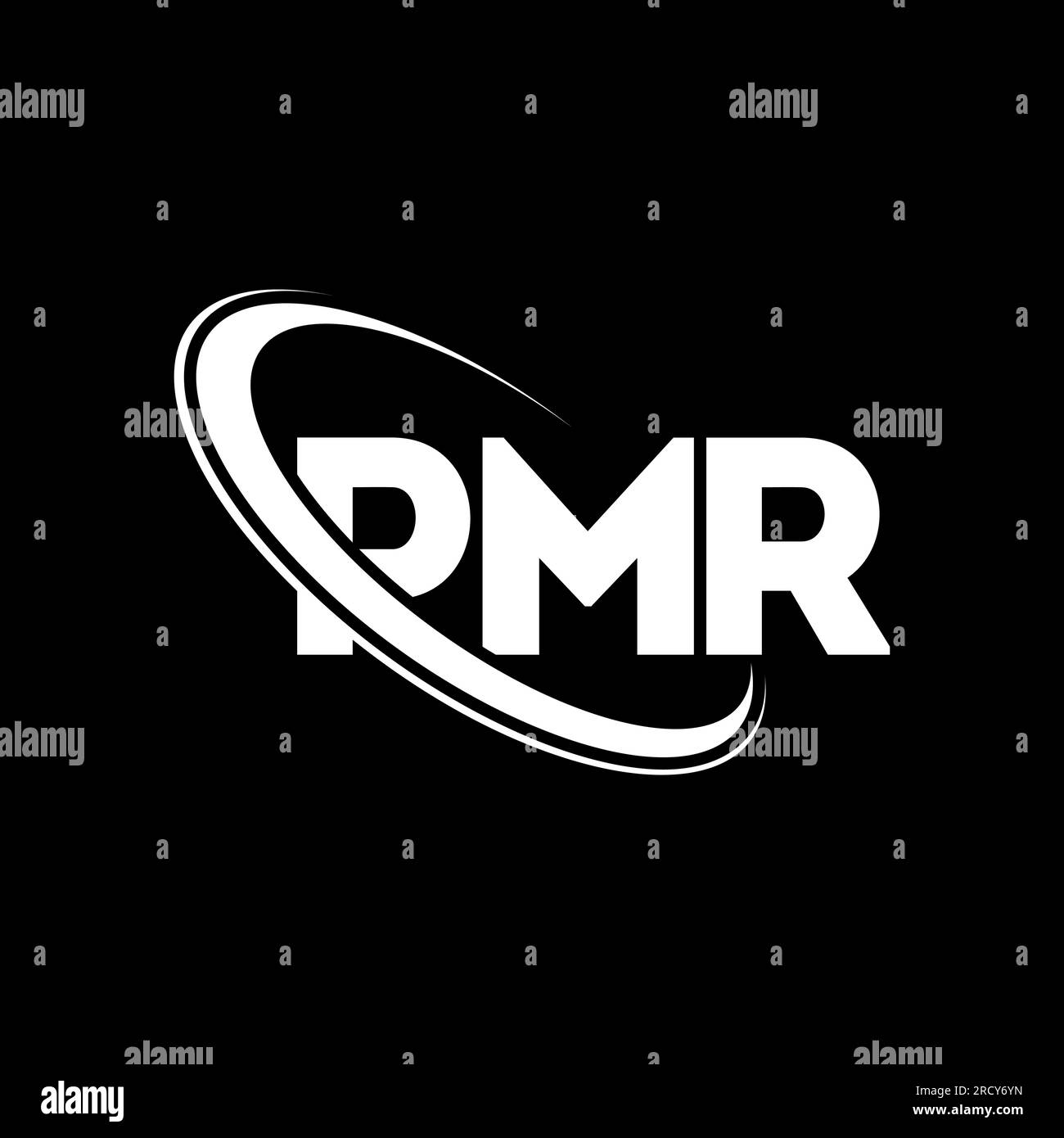 Logo PMR. Lettre PMR. Logo lettre PMR. Initiales logo PMR lié à un ...