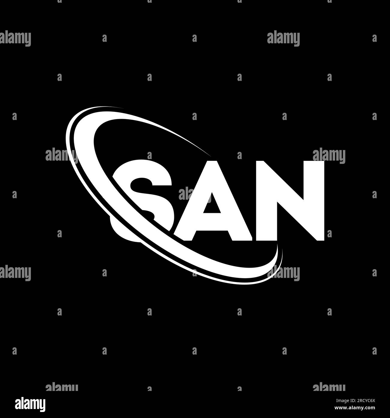 Lettre san logo Banque d'images vectorielles - Alamy