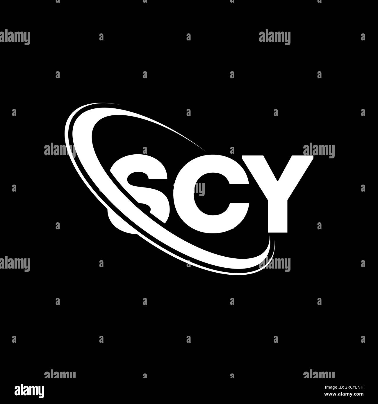 Lettre scy logo Banque d'images vectorielles - Alamy
