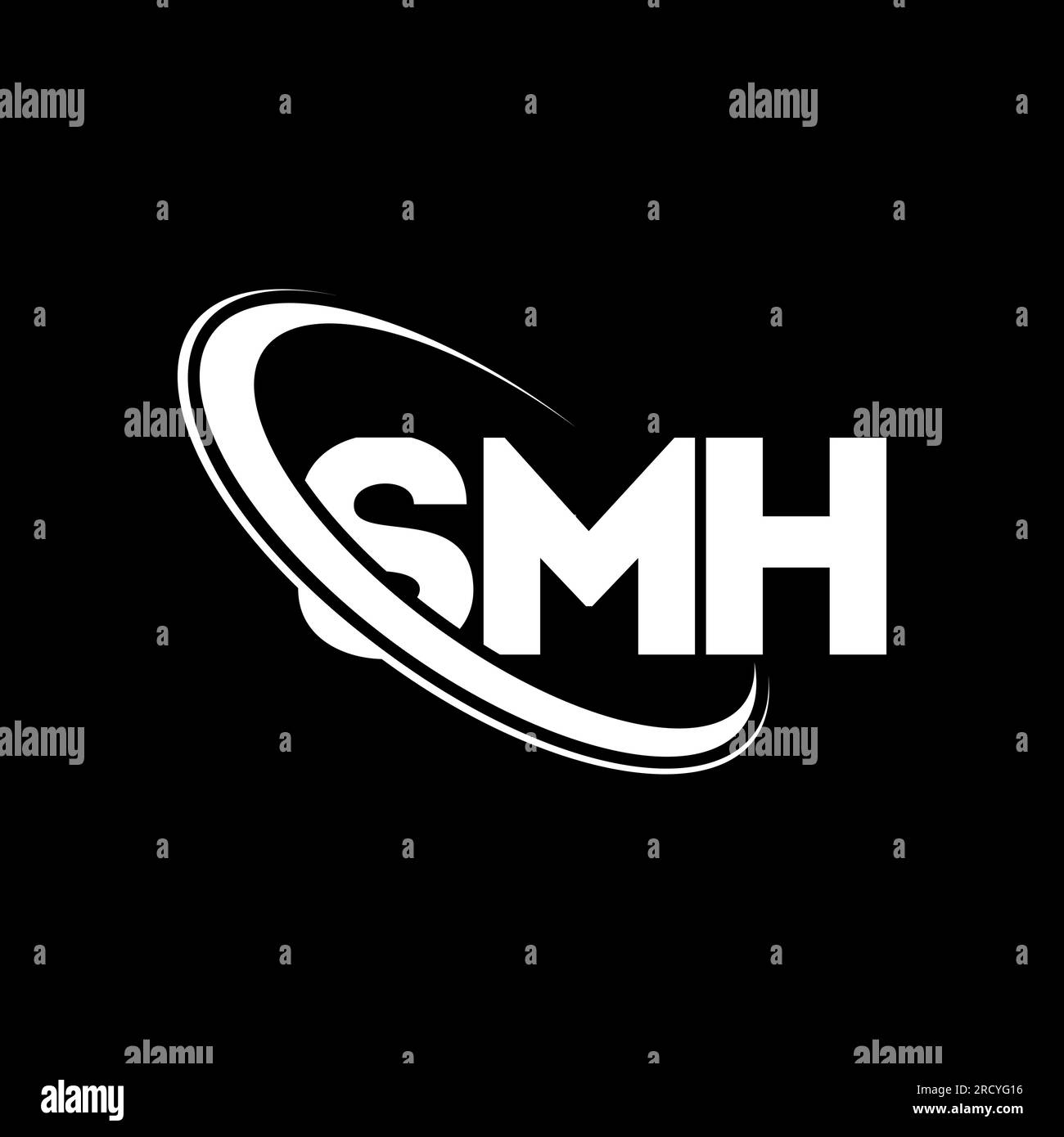 Logo de lettre smh Banque d'images vectorielles - Alamy