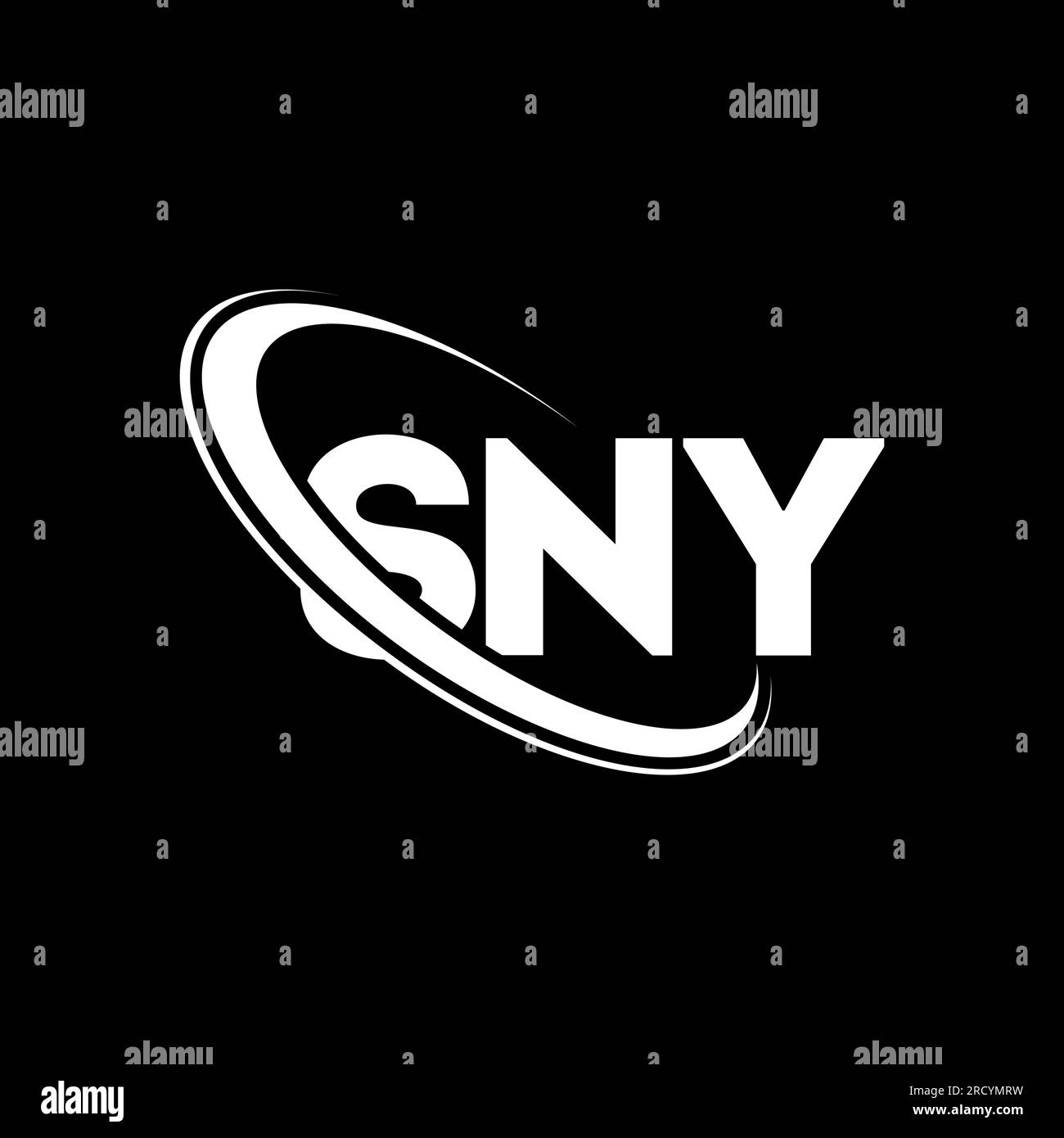 Logo de lettre sny Banque d'images vectorielles - Alamy