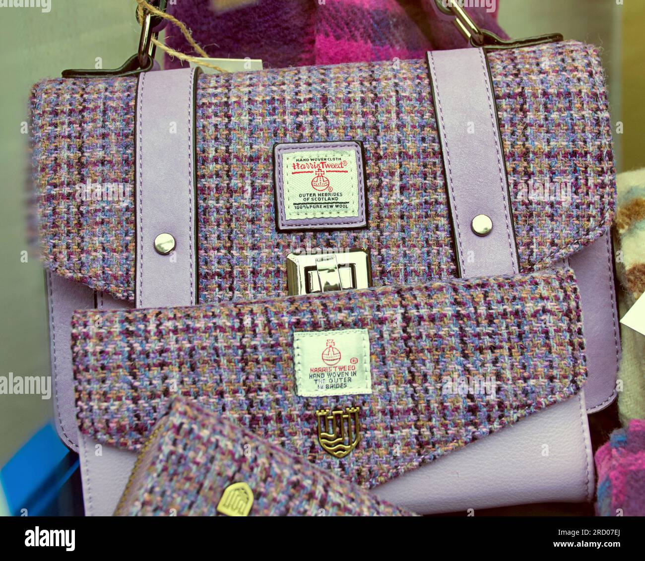 Traditional weaving of harris tweed Banque de photographies et d’images ...