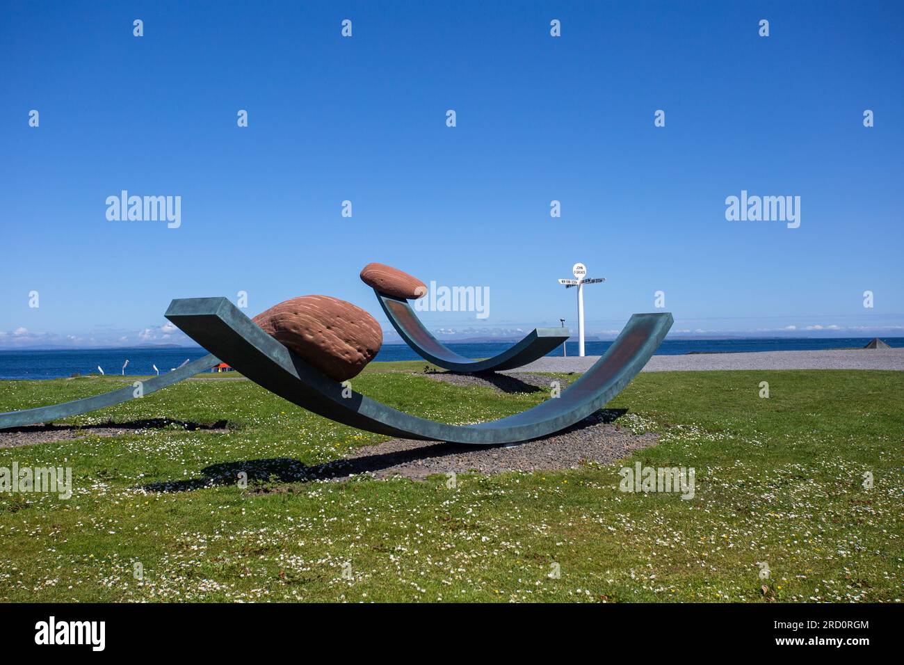 John O' Groats, Caithness, Écosse, juillet 2023, les visiteurs de John ...