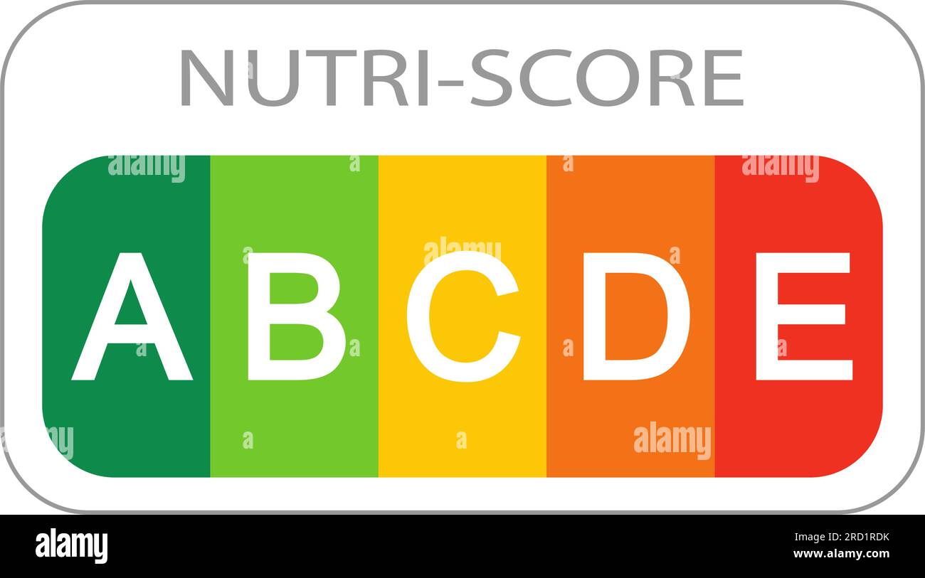 Tabla de valor nutricional Banque d'images détourées - Alamy