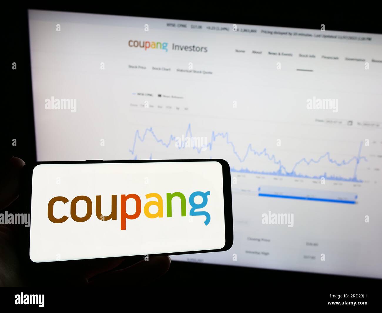 Logo coupang Banque de photographies et d’images à haute résolution - Alamy