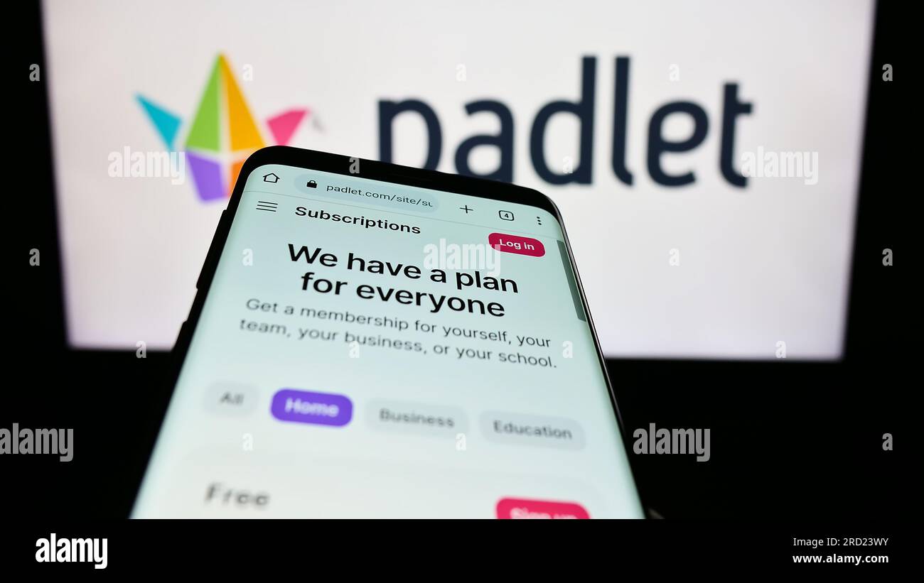 Logo padlet Banque de photographies et d’images à haute résolution - Alamy