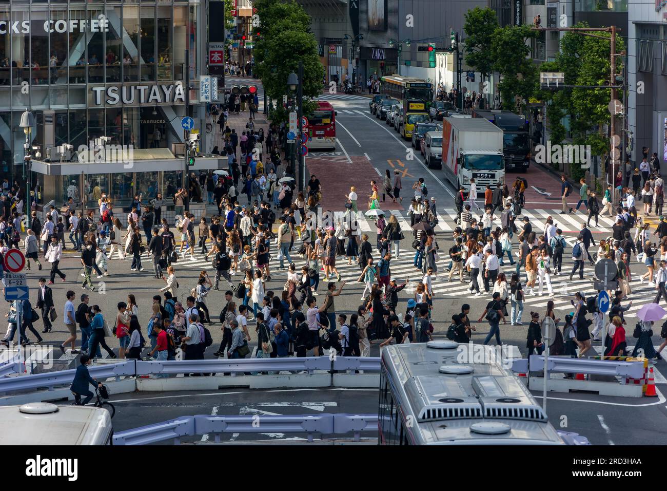 Jonction dans le centre de tokyo Banque de photographies et d’images à ...