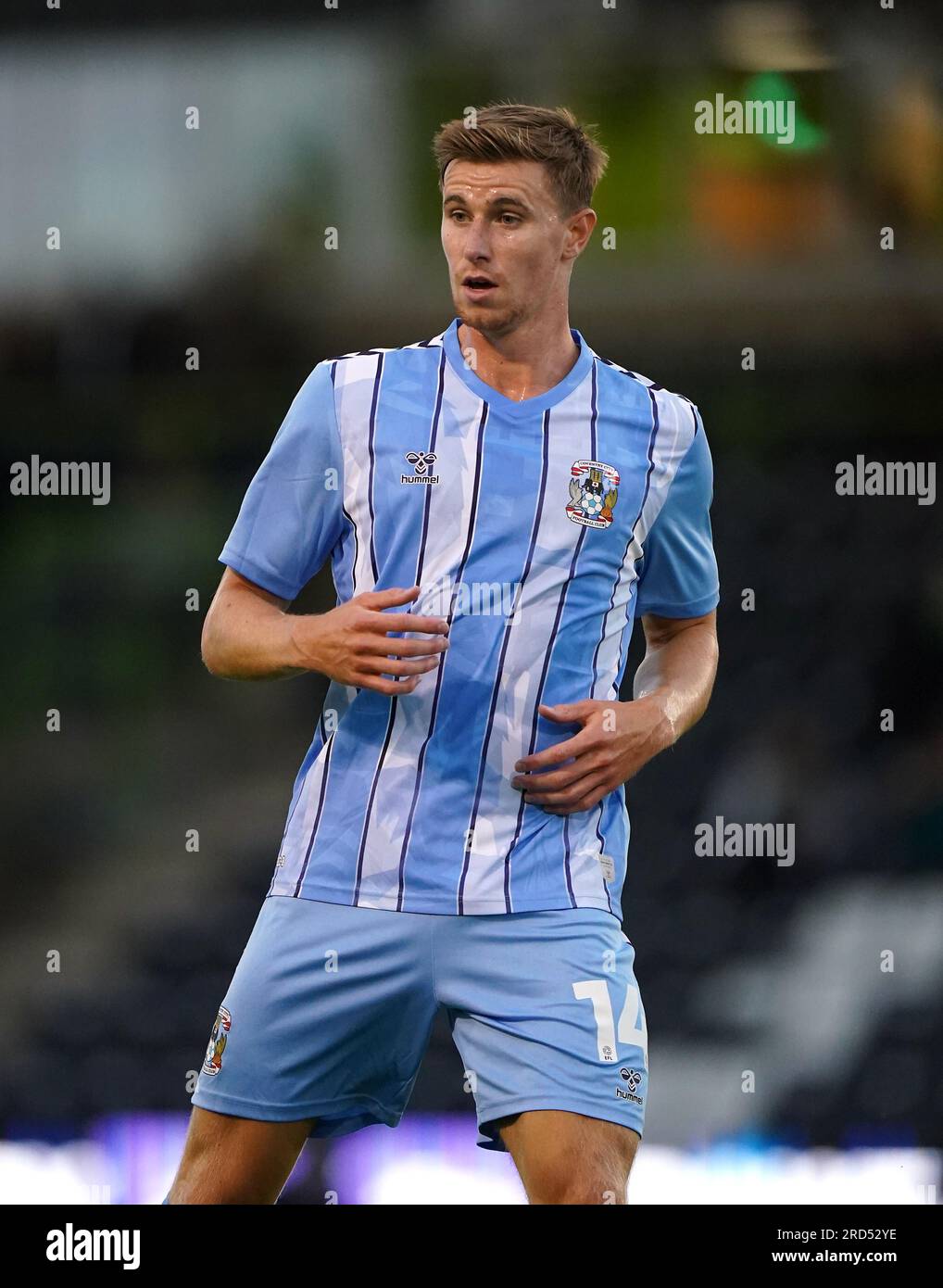 Ben Sheaf de Coventry City pendant le match amical de pré-saison au New ...