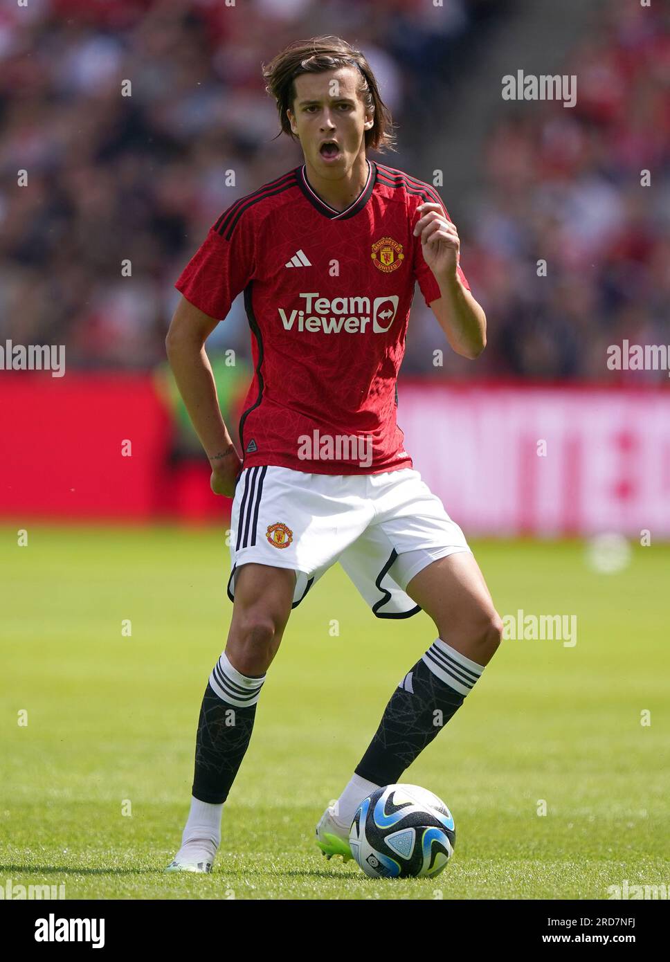 Alvaro Fernandez de Manchester United lors du match amical de pré-saison au Scottish Gas ...