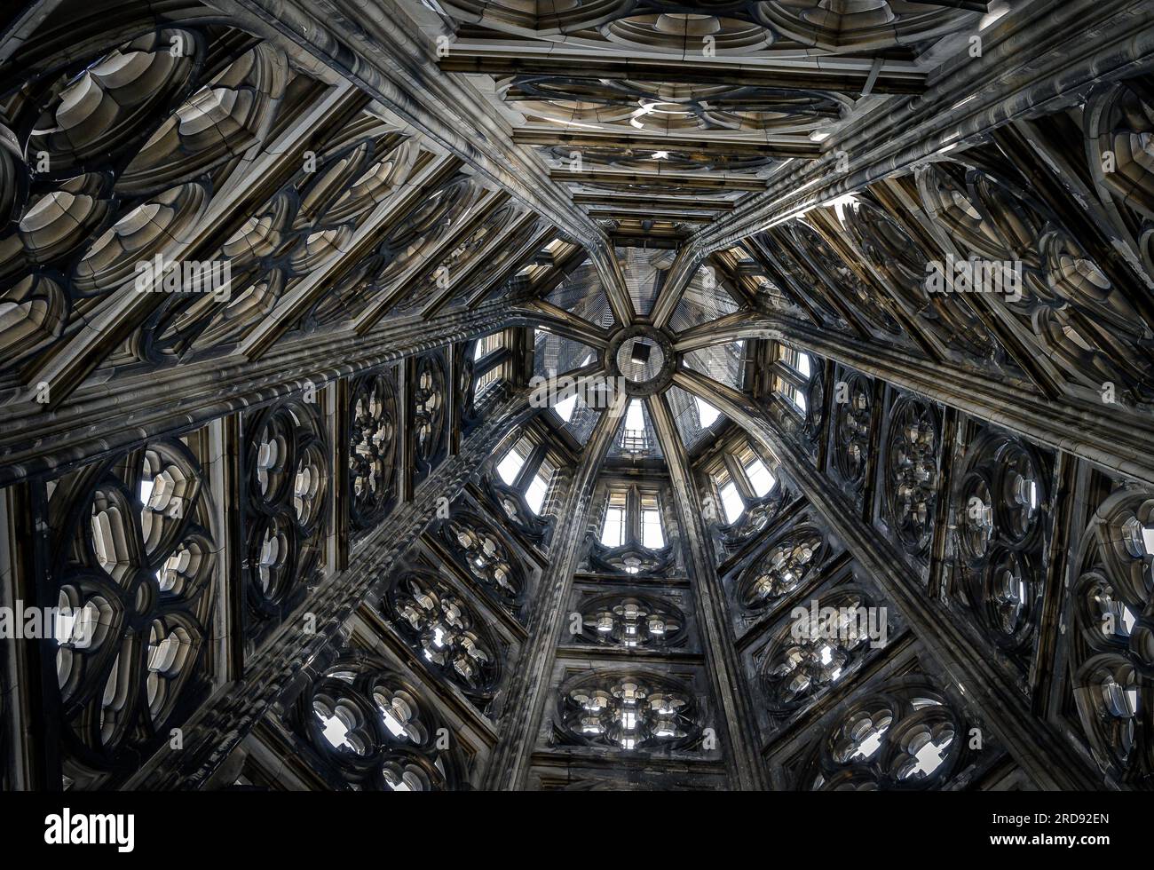 Flèche de la cathédrale de cologne Banque de photographies et d’images ...