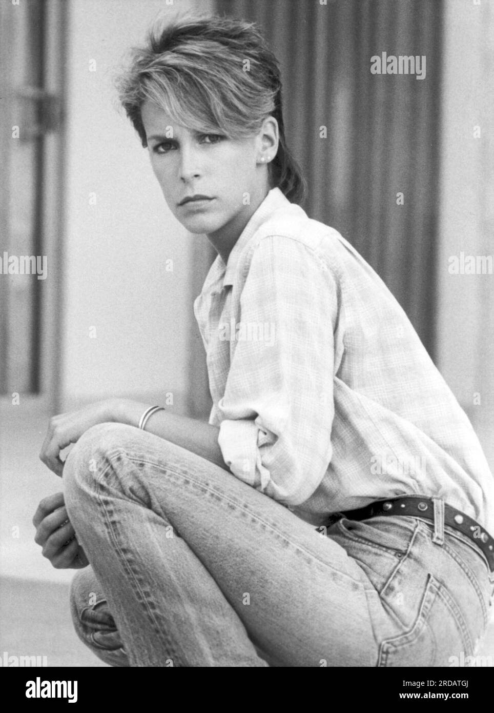 Perfect perfect jamie lee curtis Banque d'images noir et blanc - Alamy