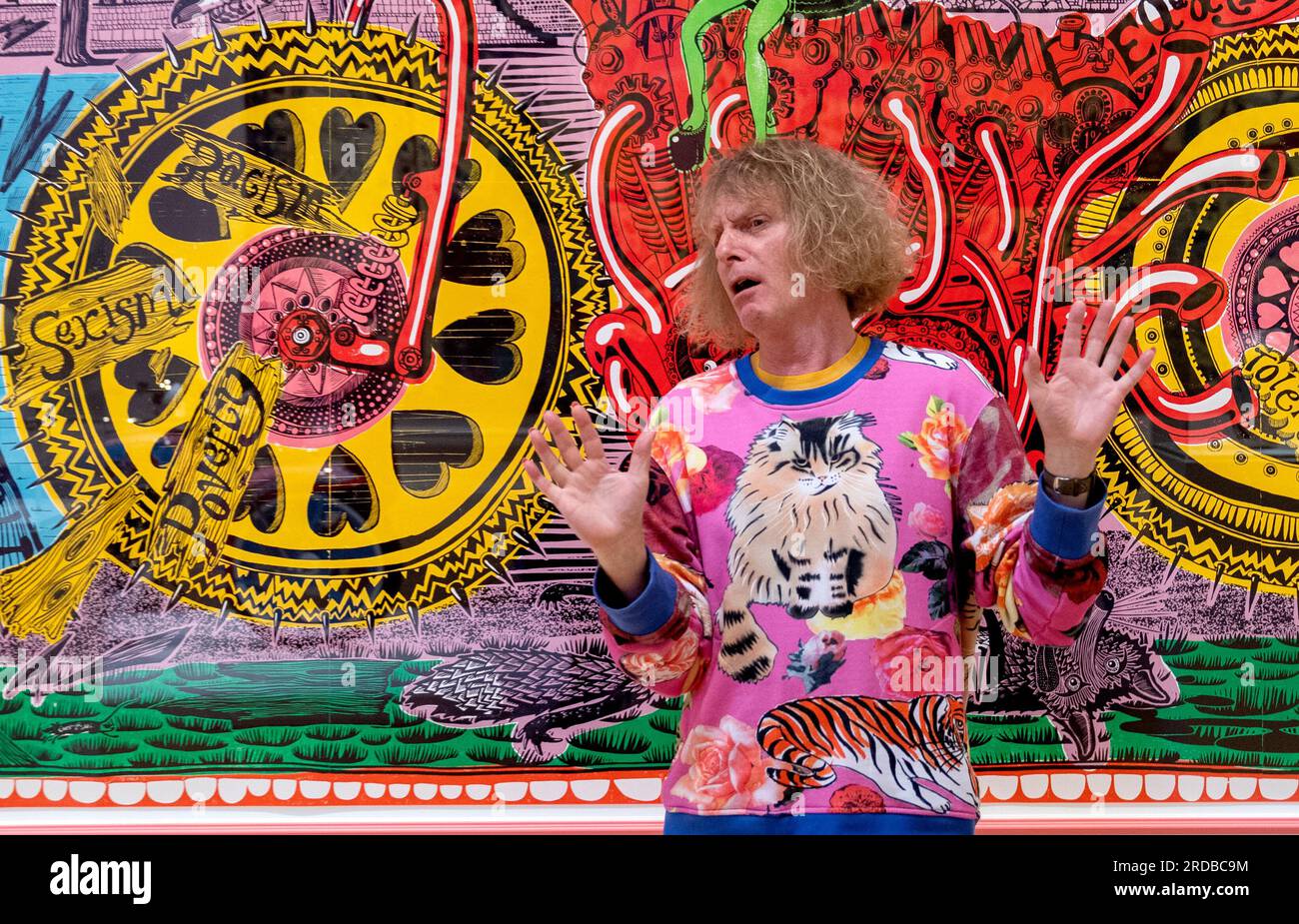 Sir Grayson Perry lors d'un photocall pour l'exposition Grayson Perry ...