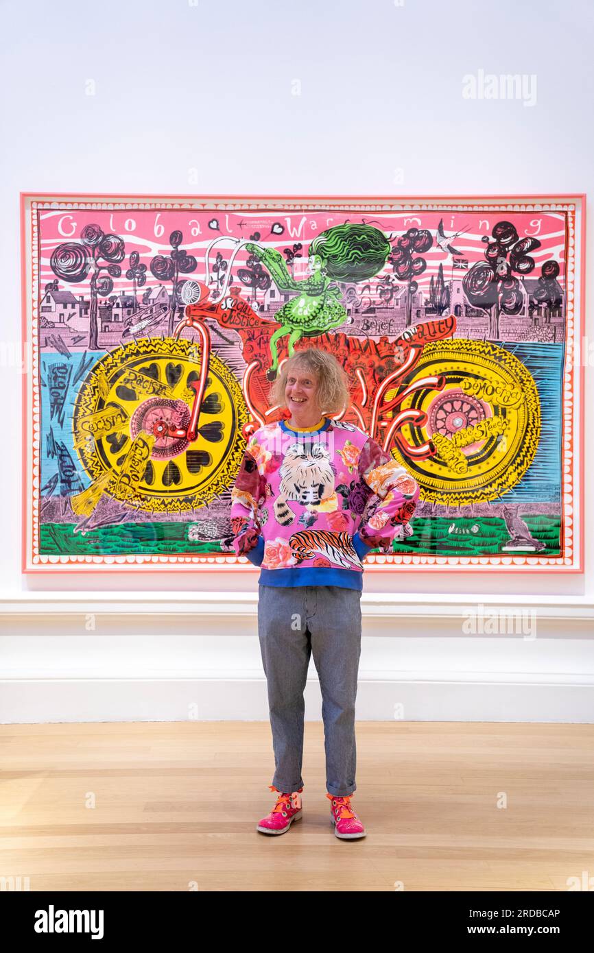 Sir Grayson Perry lors d'un photocall pour l'exposition Grayson Perry ...