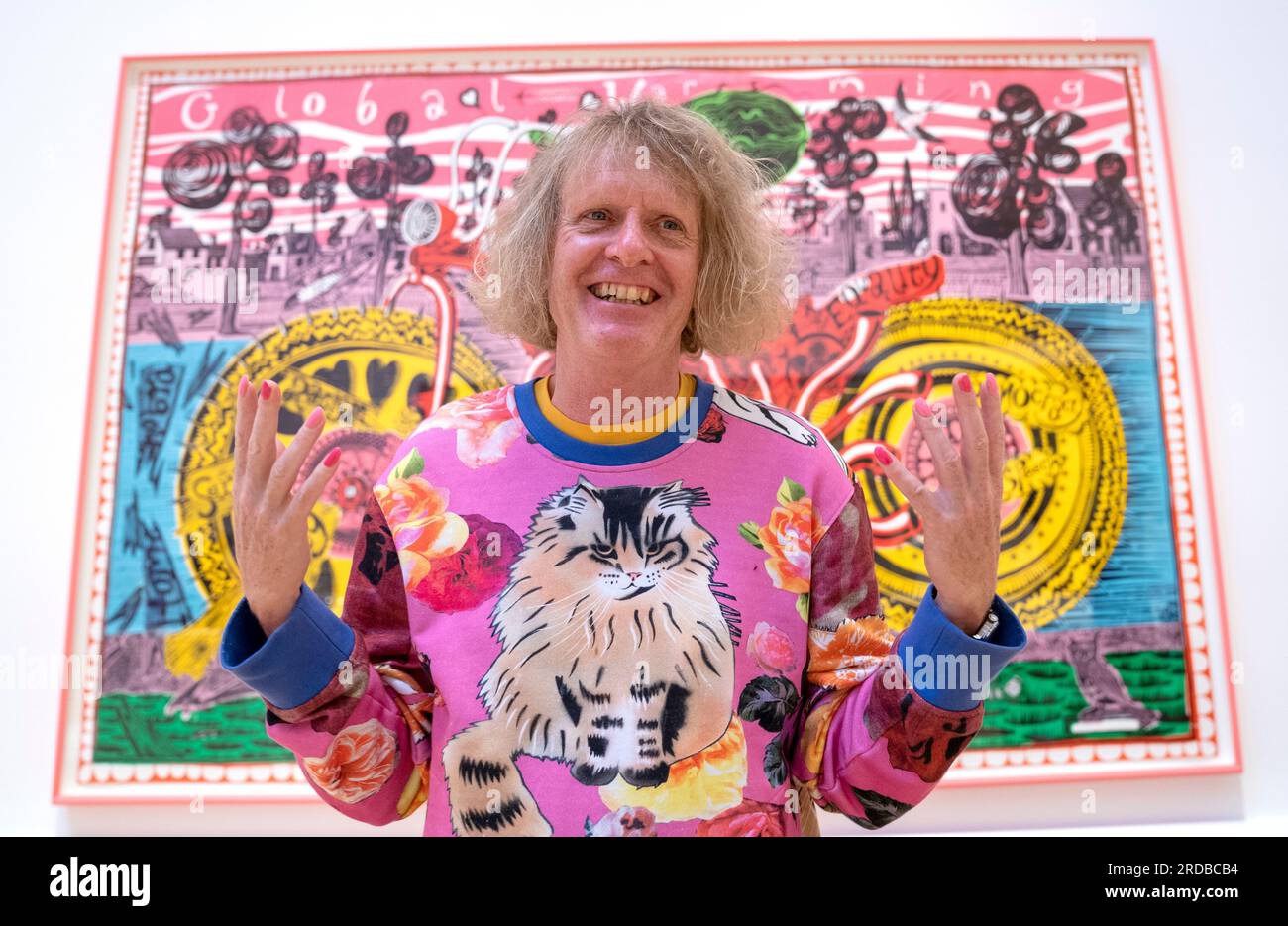 Sir Grayson Perry lors d'un photocall pour l'exposition Grayson Perry ...