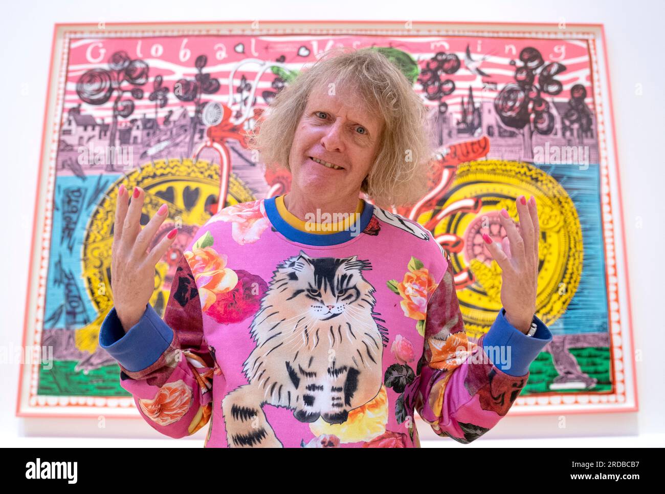 Sir Grayson Perry lors d'un photocall pour l'exposition Grayson Perry ...