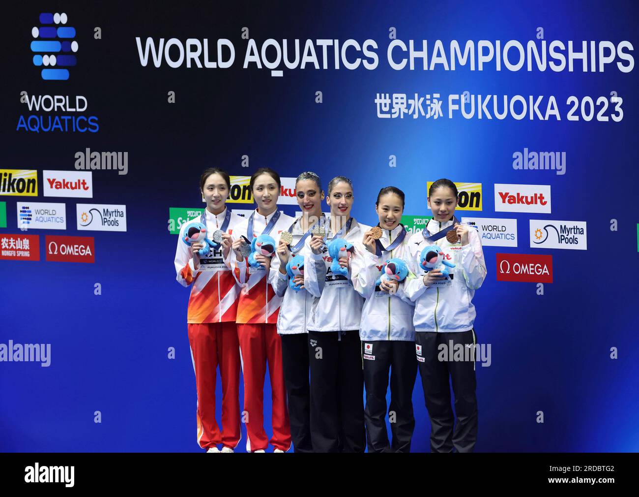 Liuyi WANG and Qianyi WANG of China, silver, Anna-Maria ALEXANDRI and ...