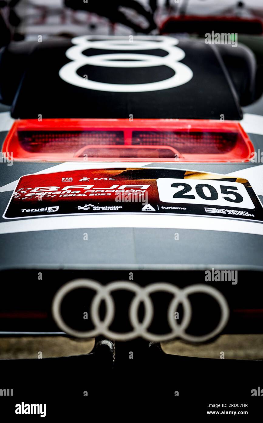 Team Audi Sport, Audi Sport RS Q E-Tron, portrait Service Park ...