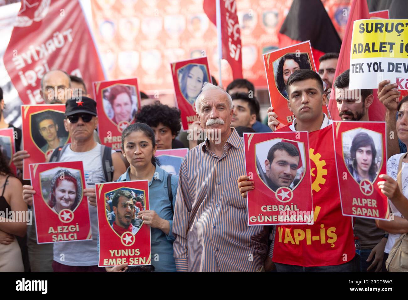 20 juillet 2023, KadÄ±KÃ¶y, °stanbul, Turquie : massacre de Suruç.le 20 ...