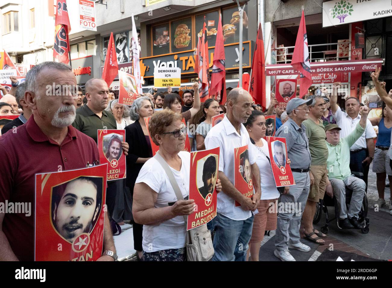 20 juillet 2023, KadÄ±KÃ¶y, °stanbul, Turquie : massacre de Suruç.le 20 ...