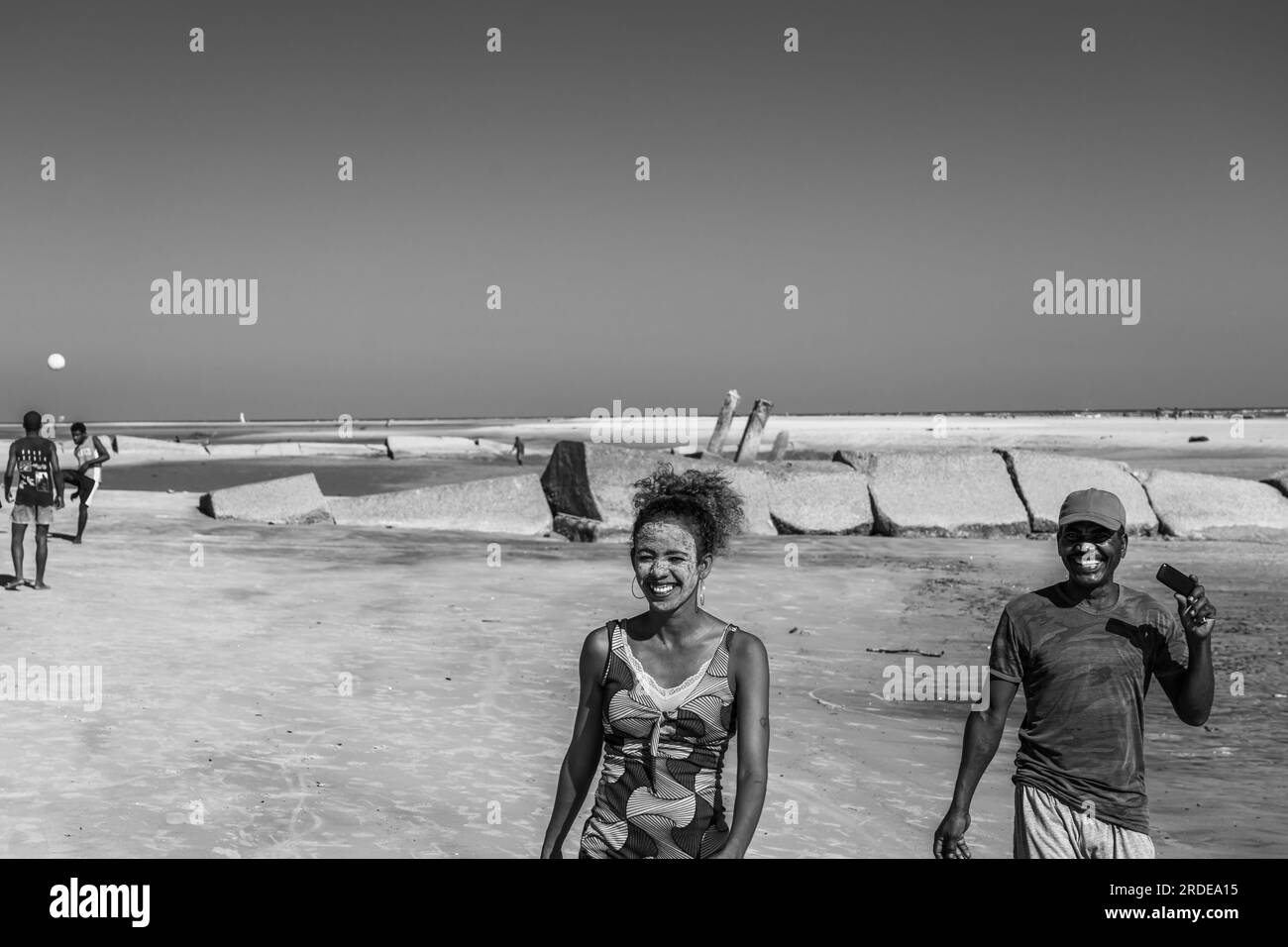 Femme malgache Banque d'images noir et blanc - Alamy