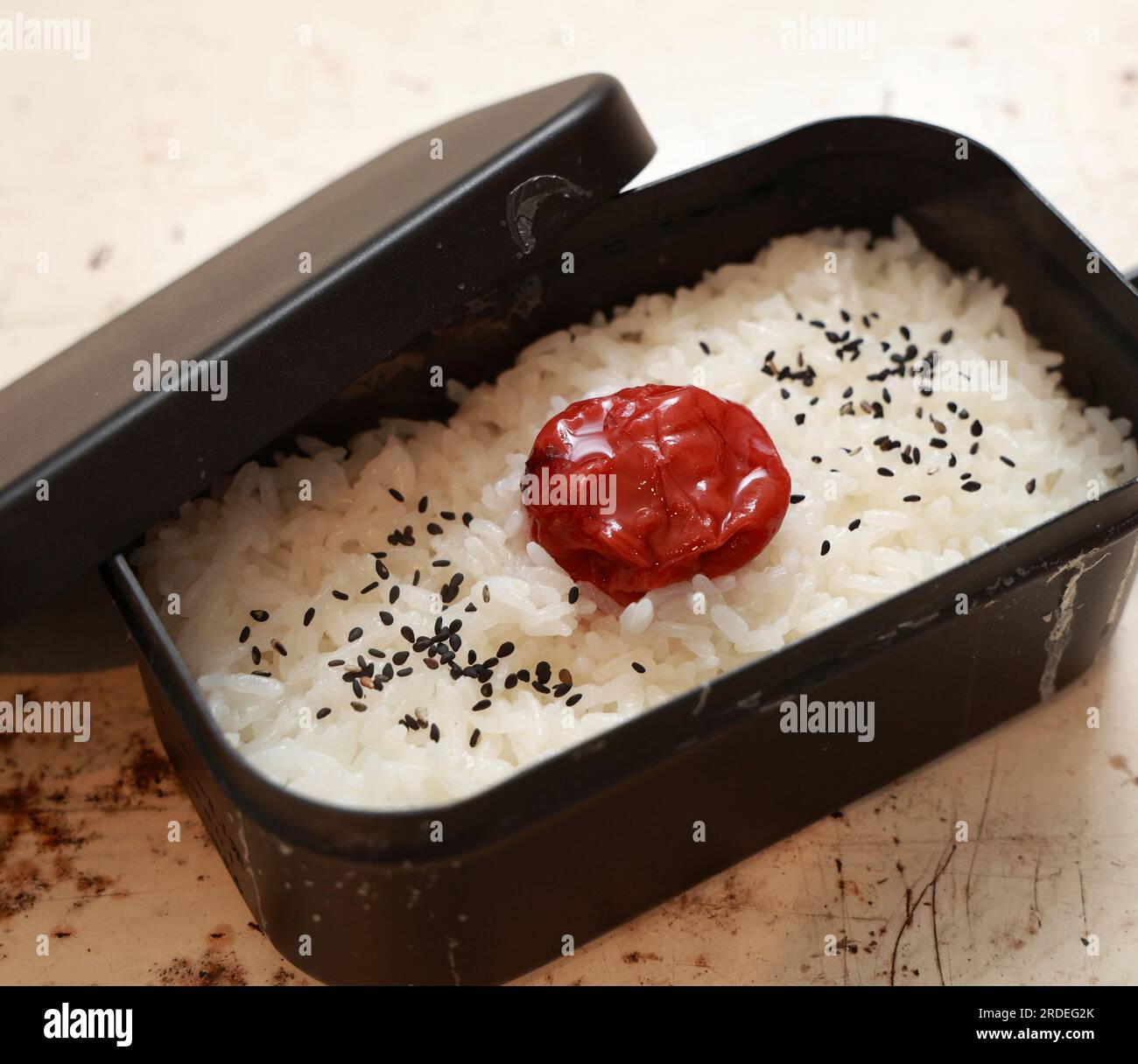 A picture shows a typical Hinomaru Bento in Tokyo on June 29, 2023 ...