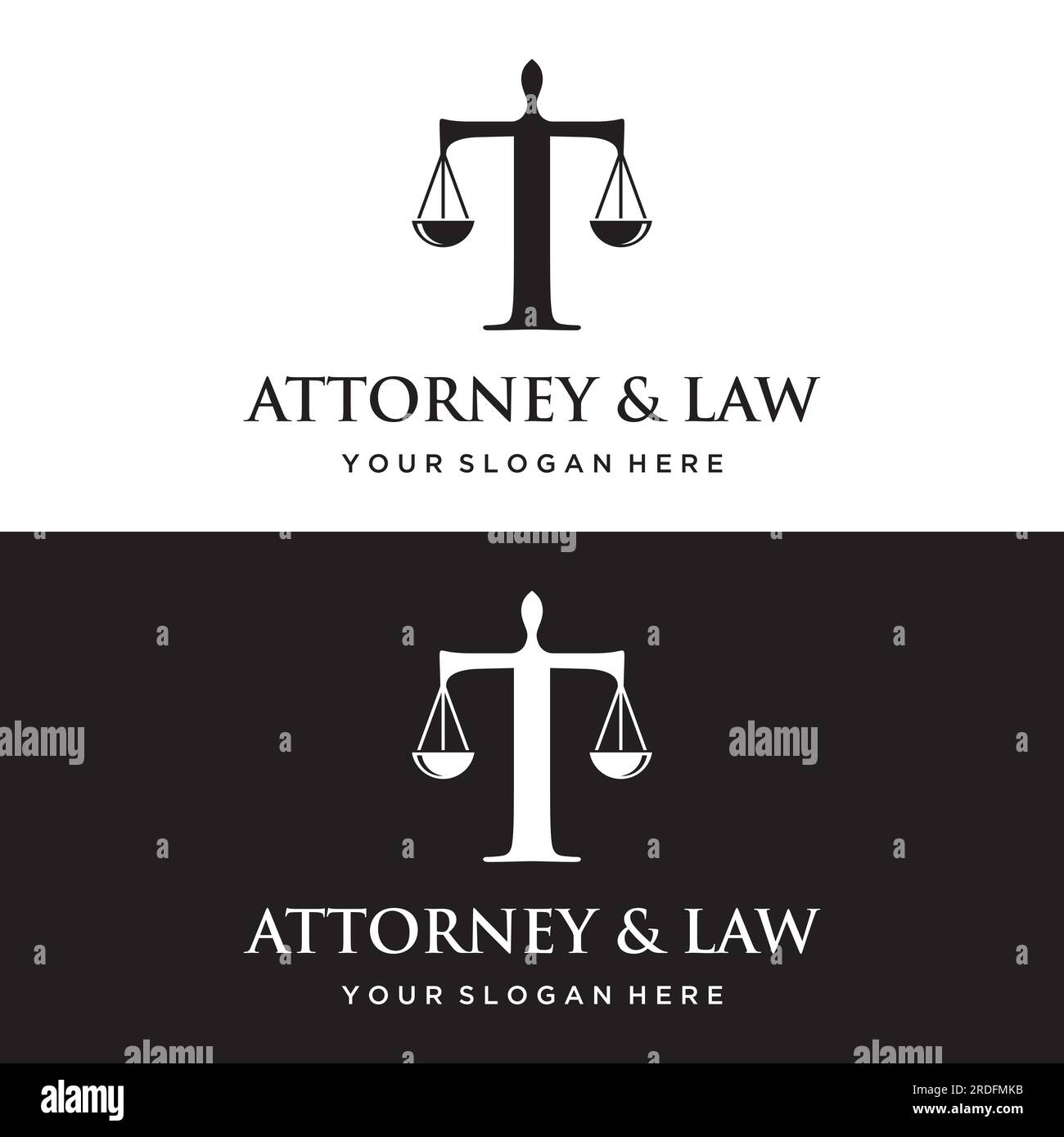 Cabinet d'avocats et avocat logo.Justice modèle avec pilier, épée et ...