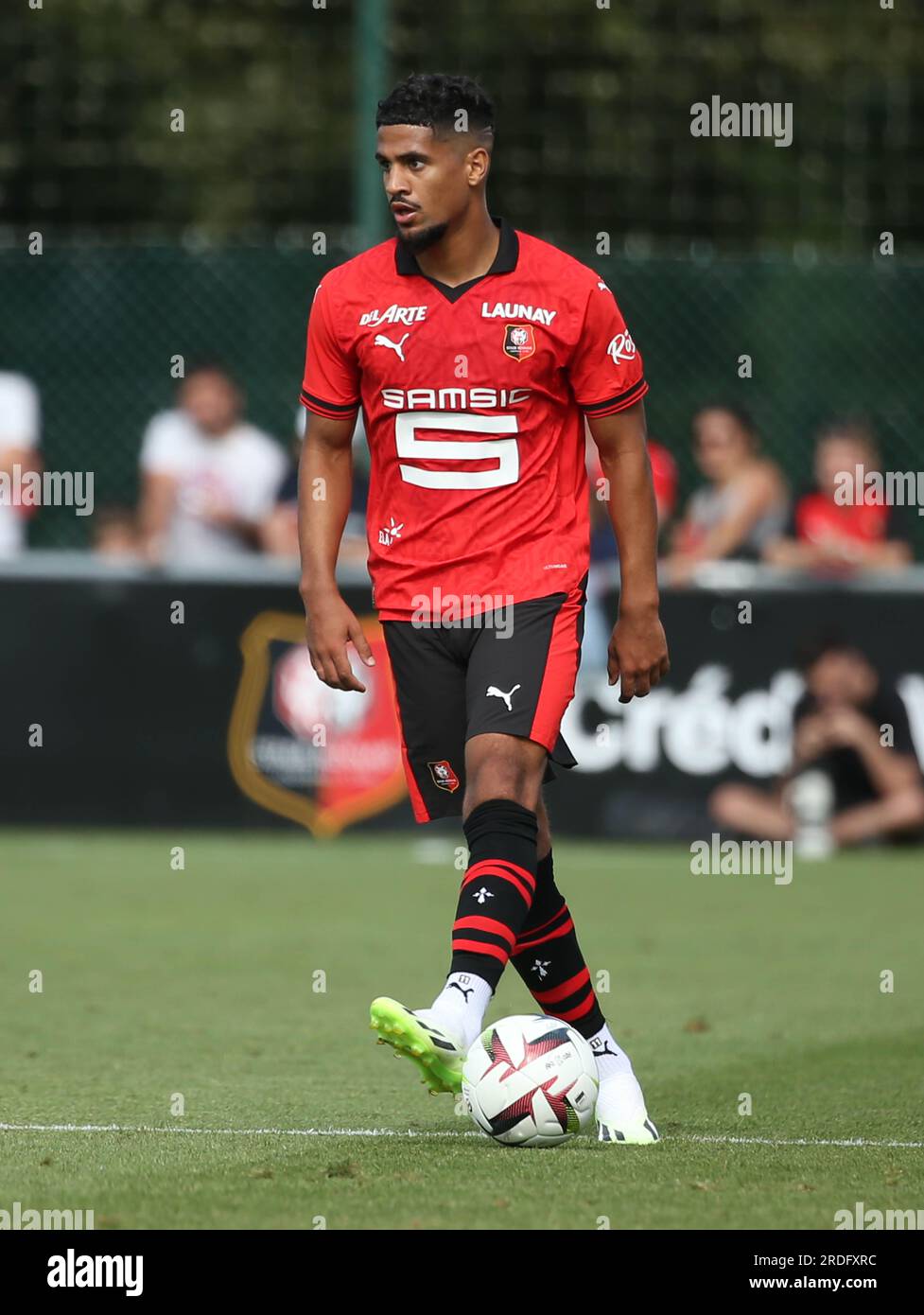 Ludovic Blas du Stade Rennais lors du football amical 2023 entre le ...