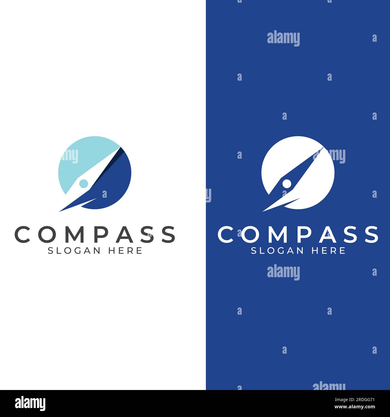 Logo Compass, guide directionnel ou icône vectorielle logo pandom ...