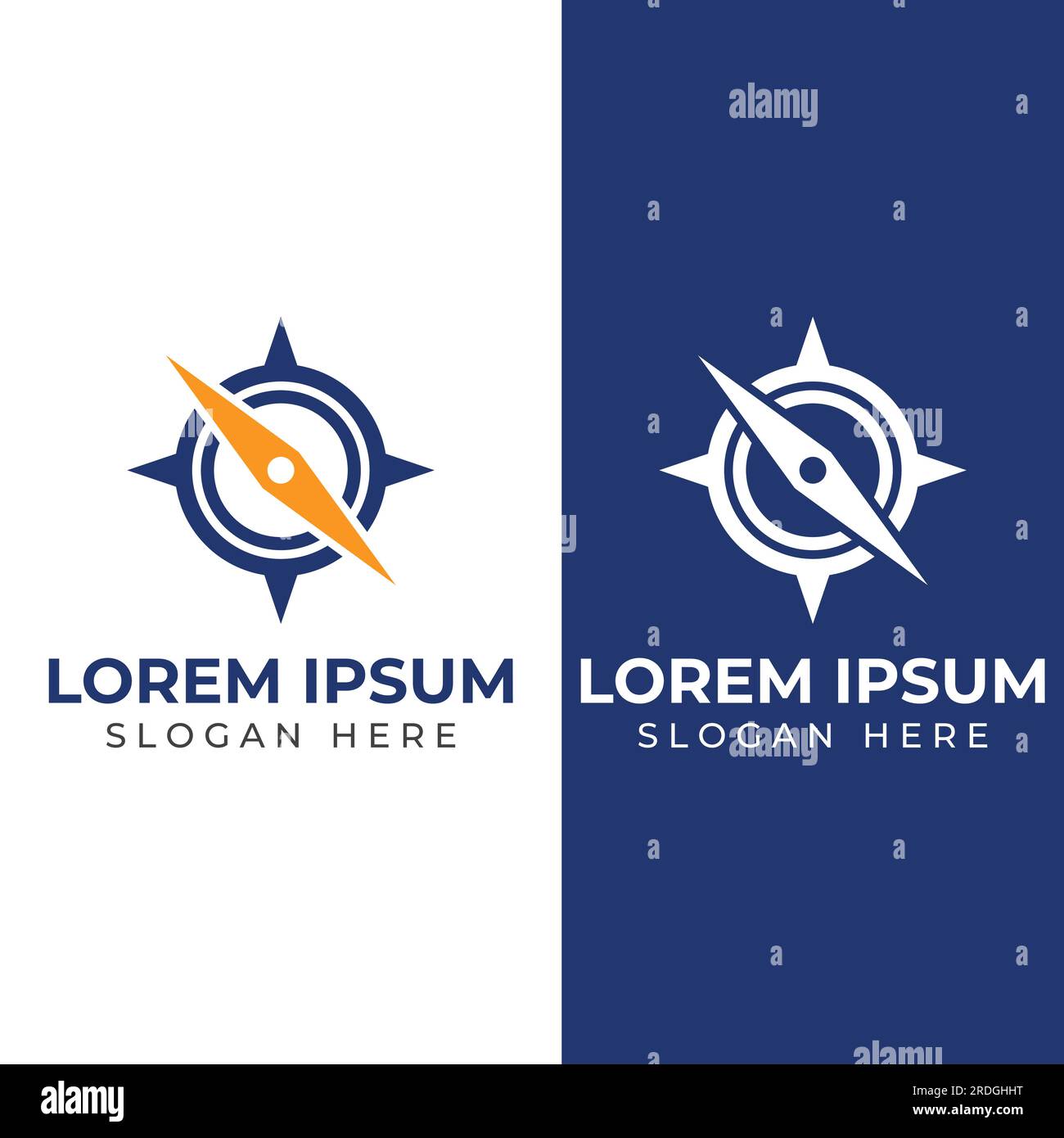 Logo Compass, guide directionnel ou icône vectorielle logo pandom ...