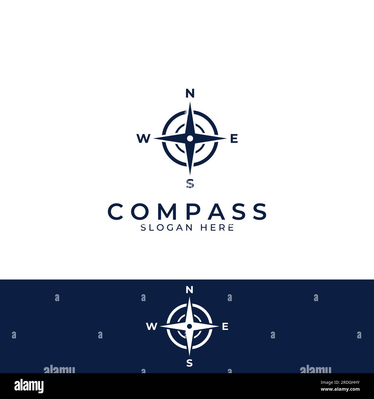 Logo Compass, guide directionnel ou icône vectorielle logo pandom ...