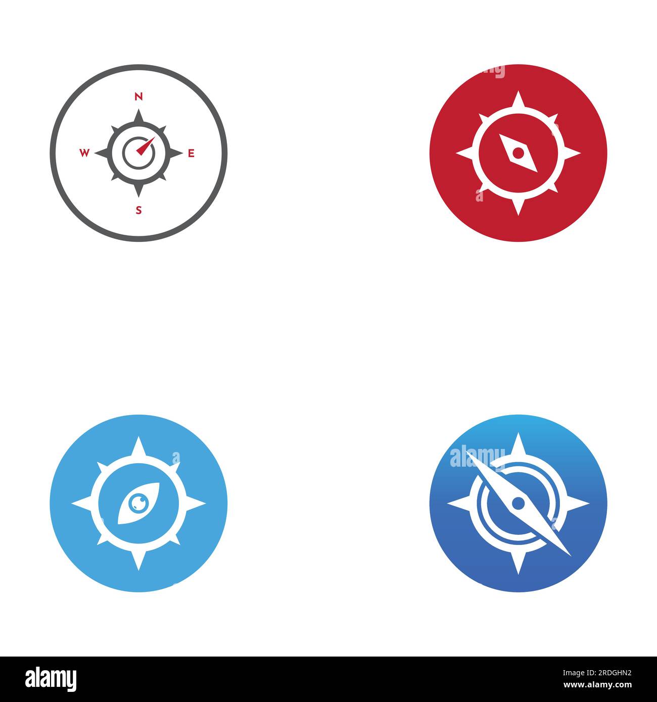 Logo Compass, guide directionnel ou icône vectorielle logo pandom ...