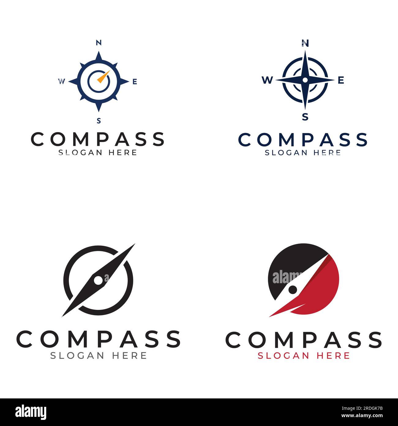 Logo Compass, guide directionnel ou icône vectorielle logo pandom ...