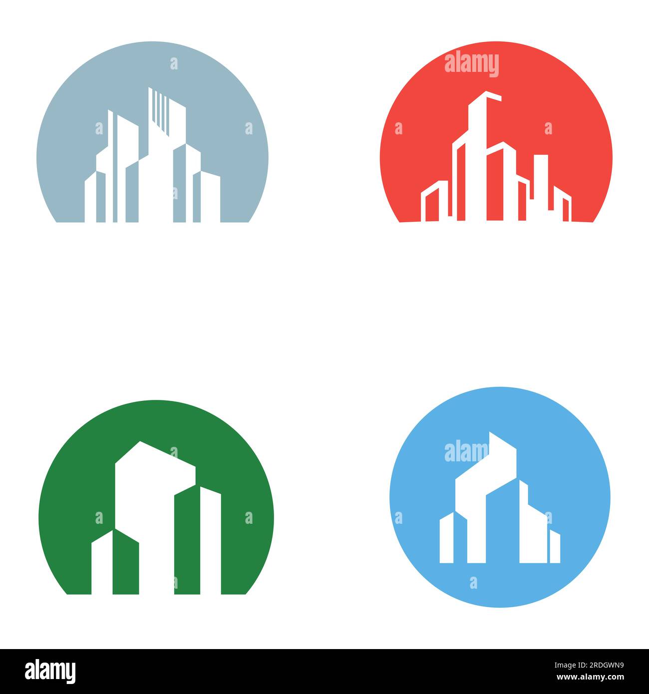 ville skyline, silhouette de ville, ville moderne et centre-ville. Avec ...