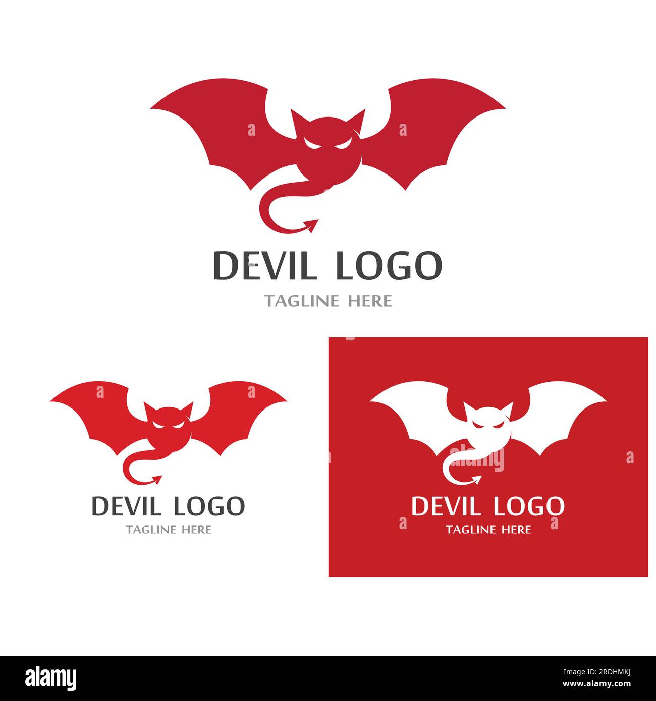 Demon head vector cartoon Banque de photographies et d’images à haute ...