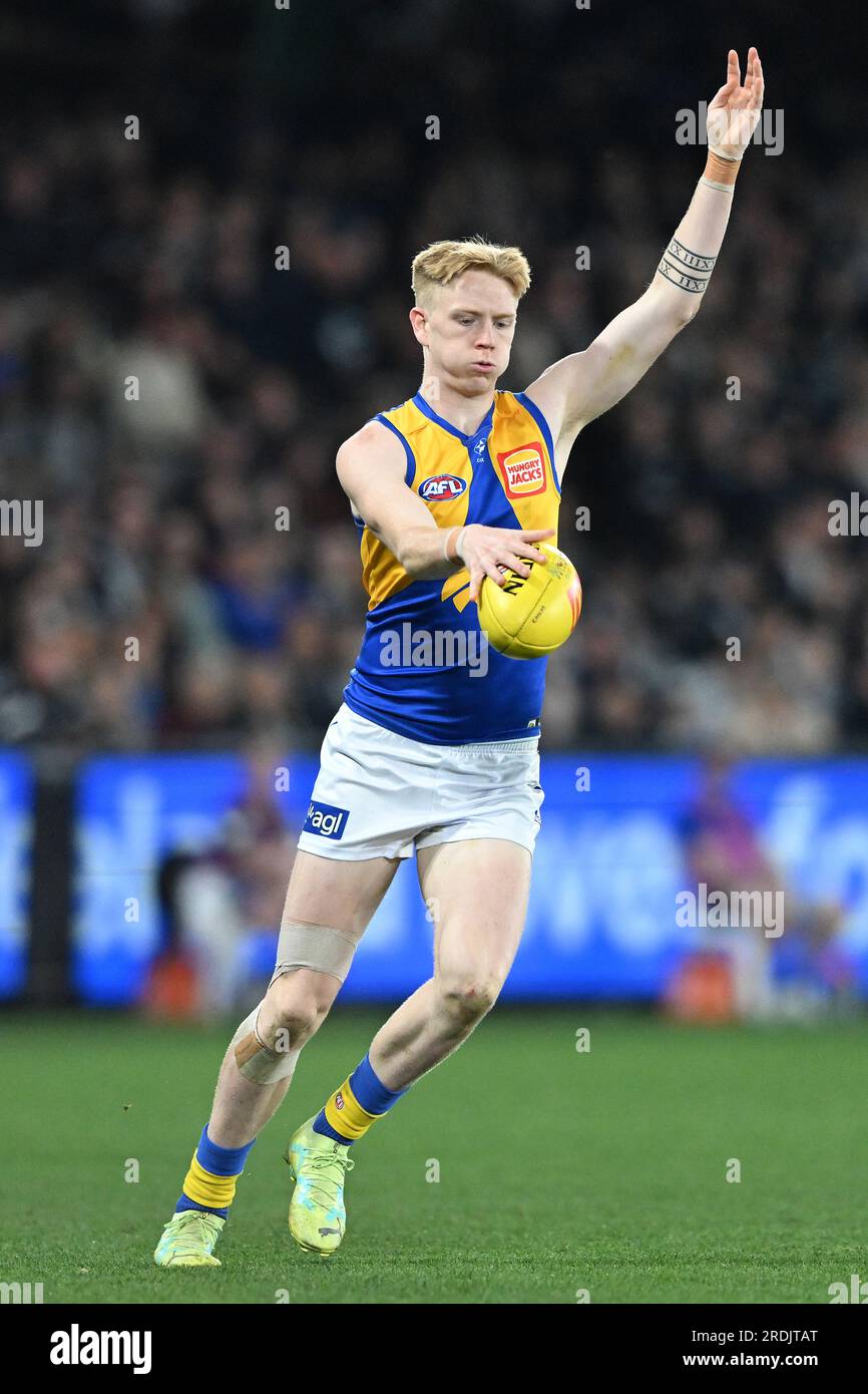 Melbourne, Australie. 22 juillet 2023. Ryan Maric des West Coast Eagles ...