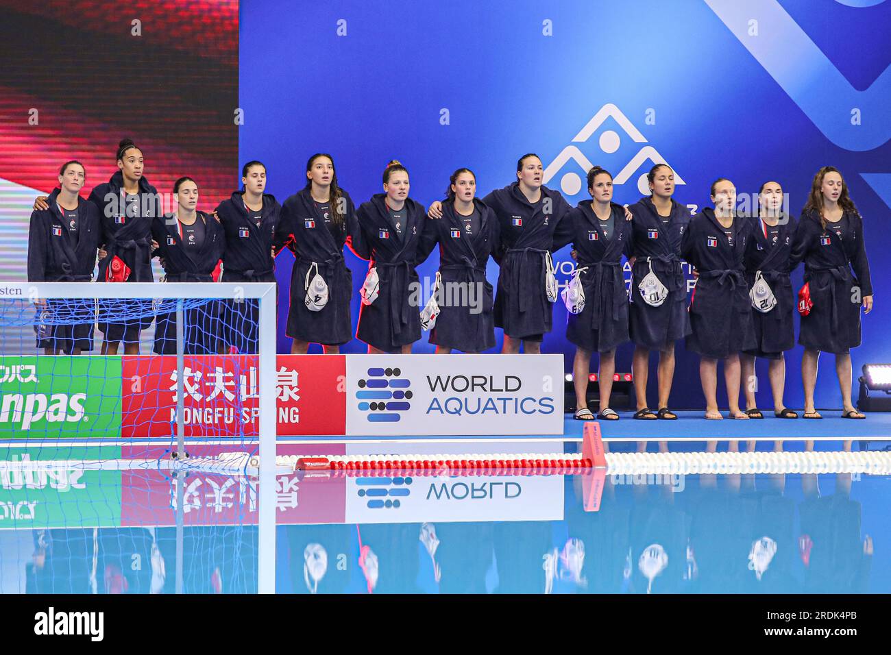 FUKUOKA, JAPON - JUILLET 22 : Mia Rycraw de France, Estelle Millot de ...