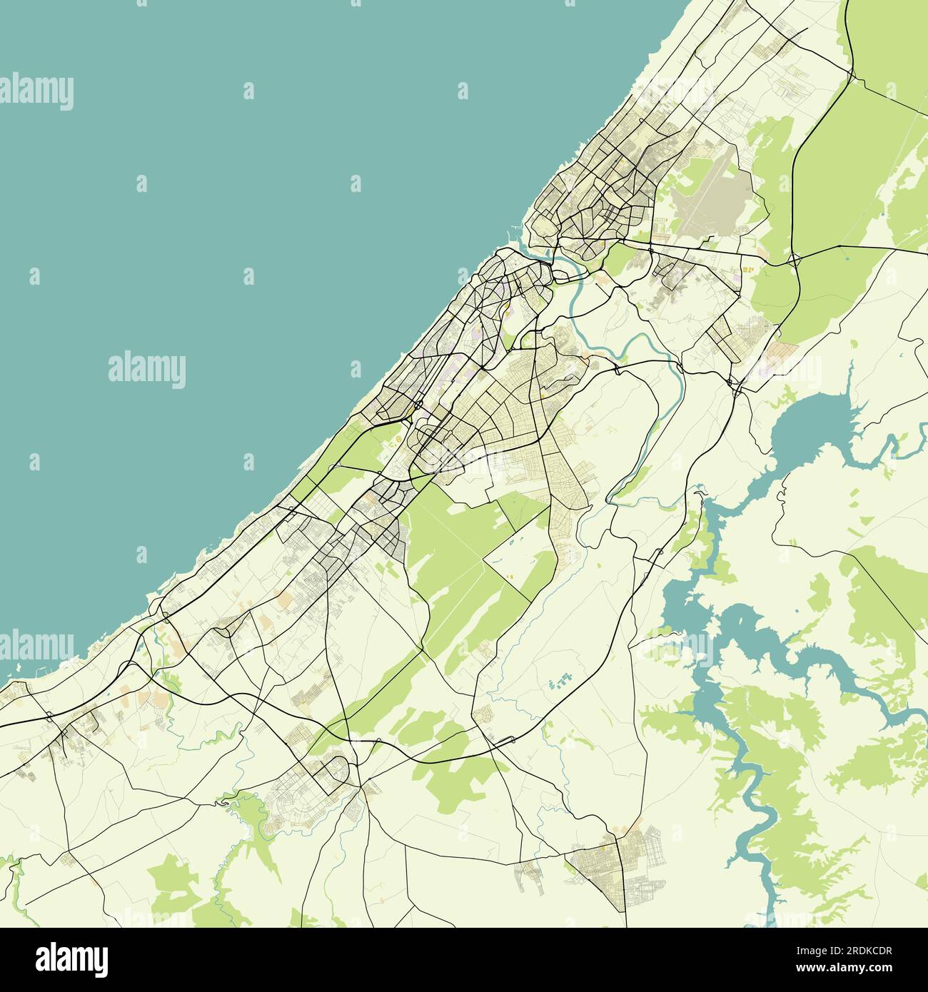 Maroc map plan Banque d'images vectorielles - Alamy