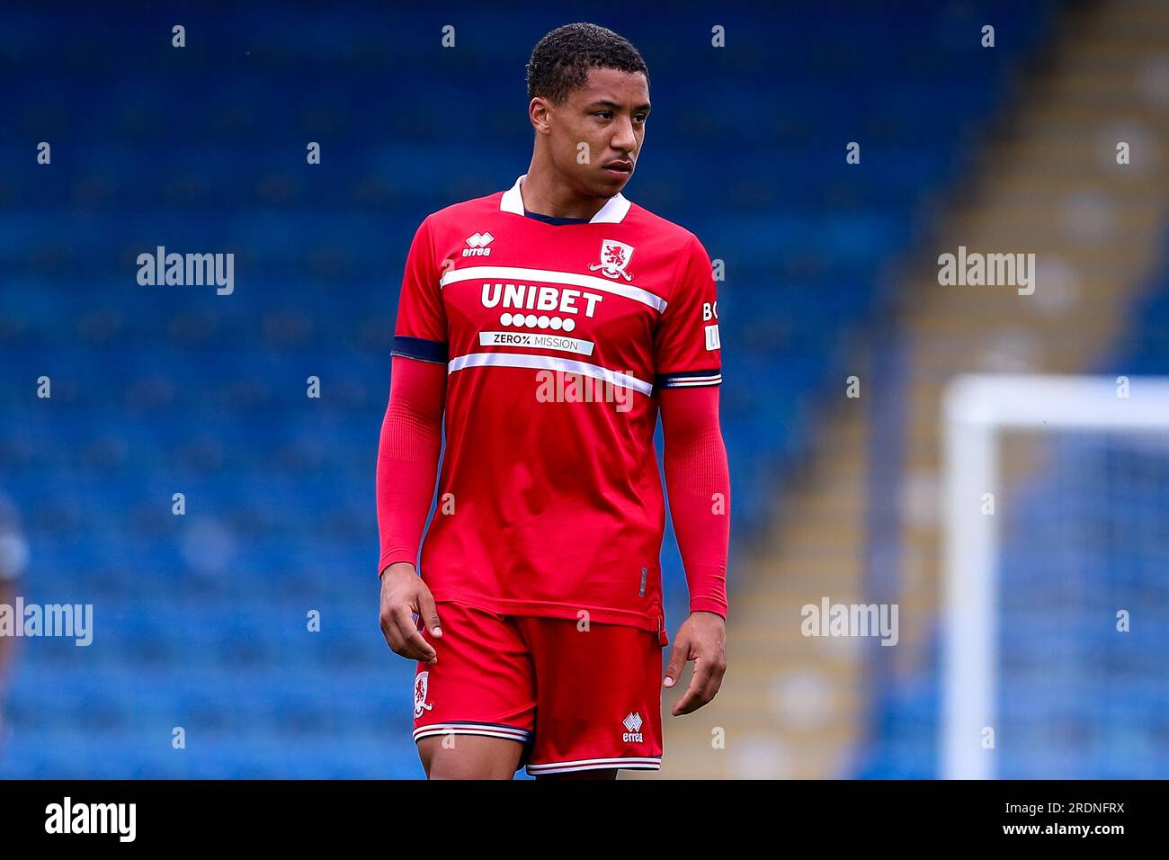 Samuel Silvera #18 de Middlesbrough lors du match amical de pré-saison ...