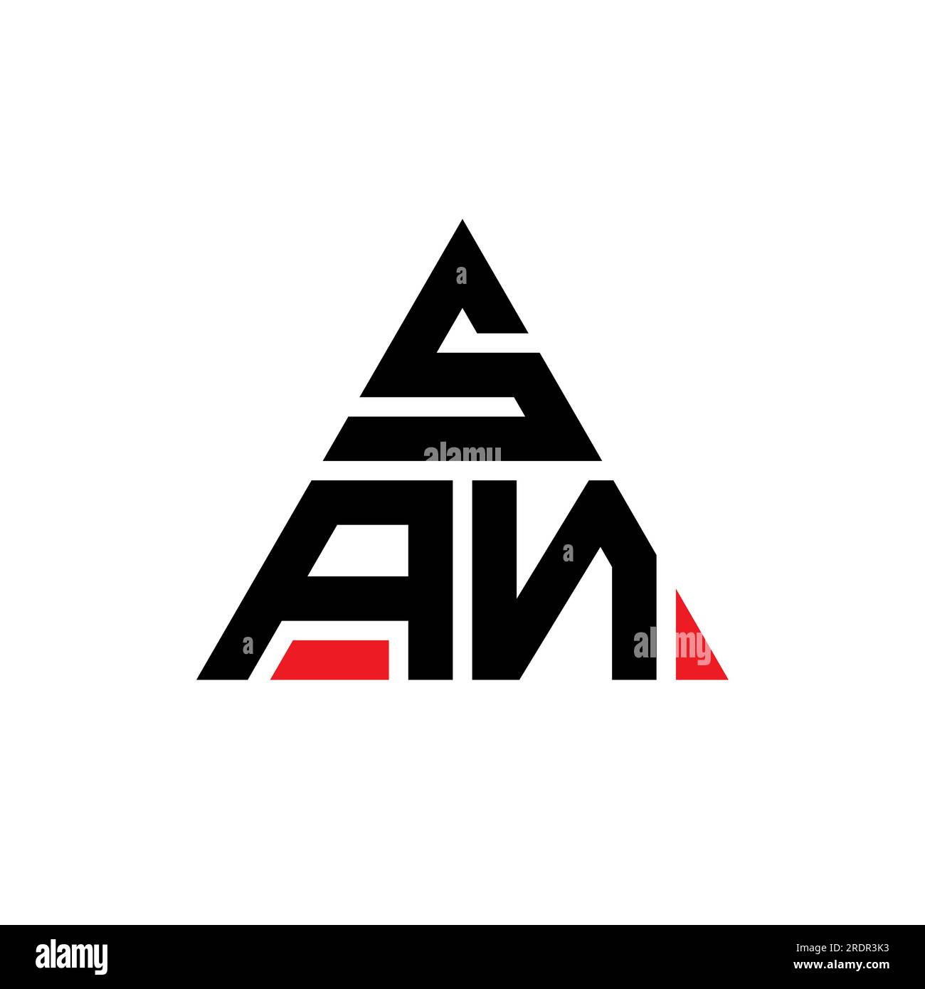 Lettre san logo Banque d'images vectorielles - Alamy