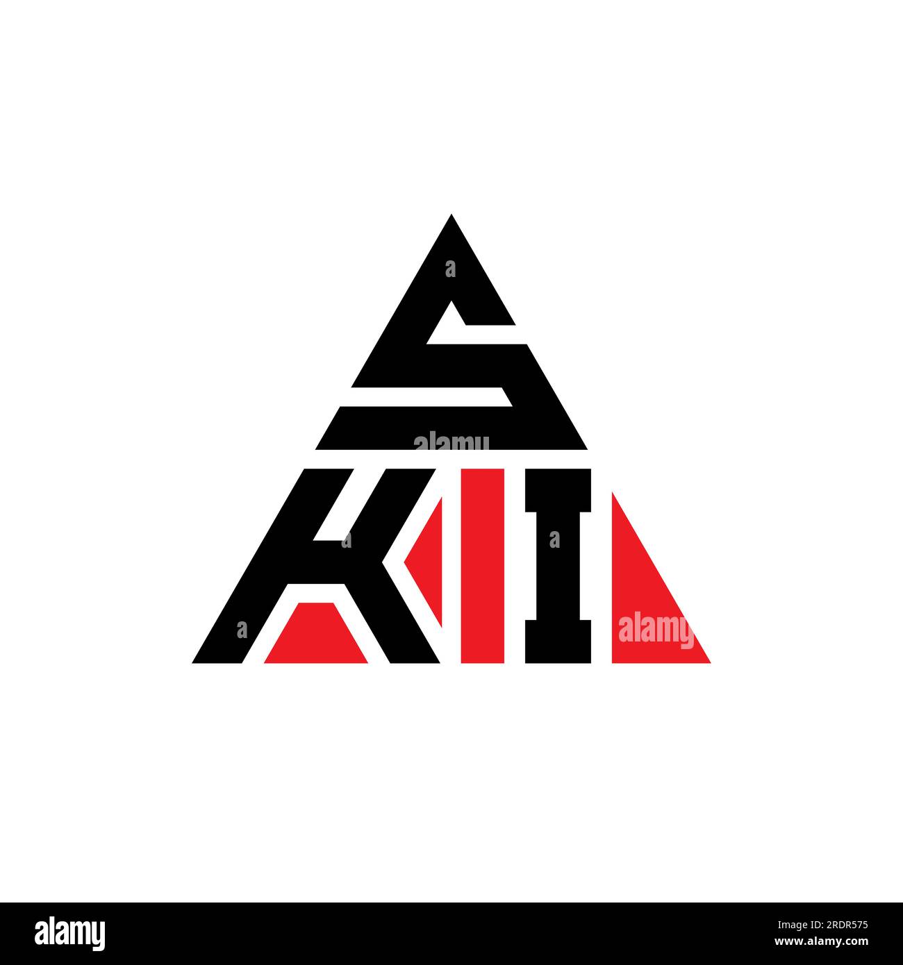 Lettre de ski Banque d'images vectorielles - Alamy