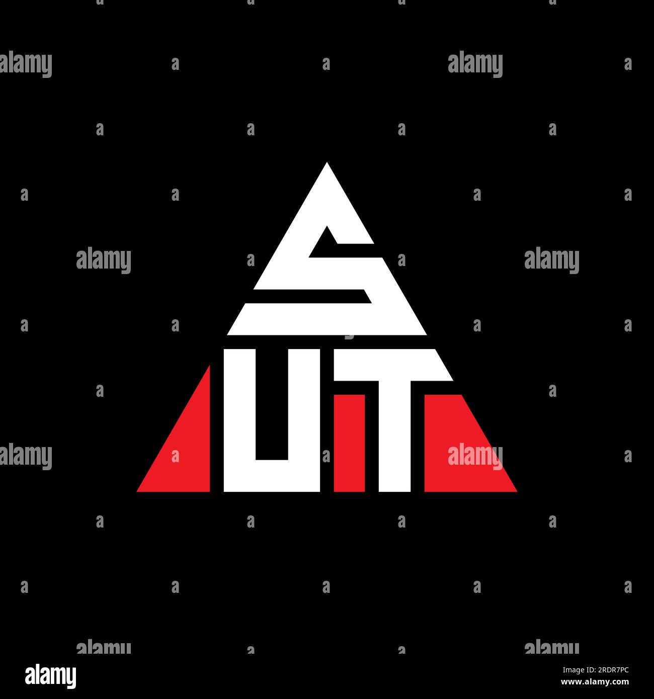 Logo lettre sut Banque d'images vectorielles - Alamy
