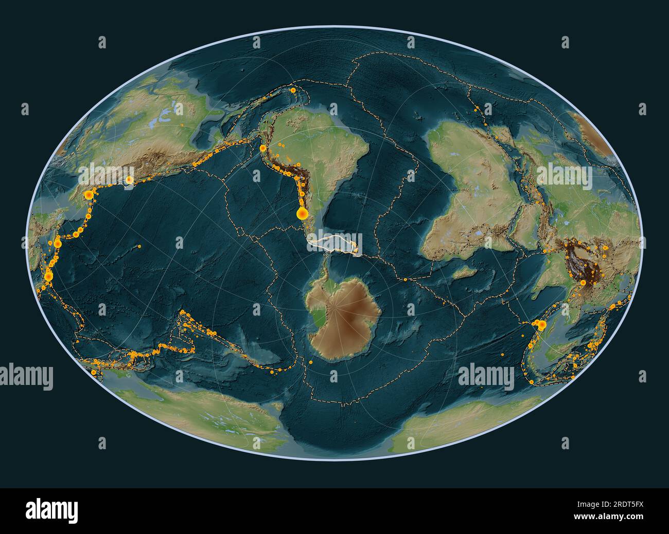Plaque tectonique Scotia sur la carte d'élévation de style Wiki dans la ...