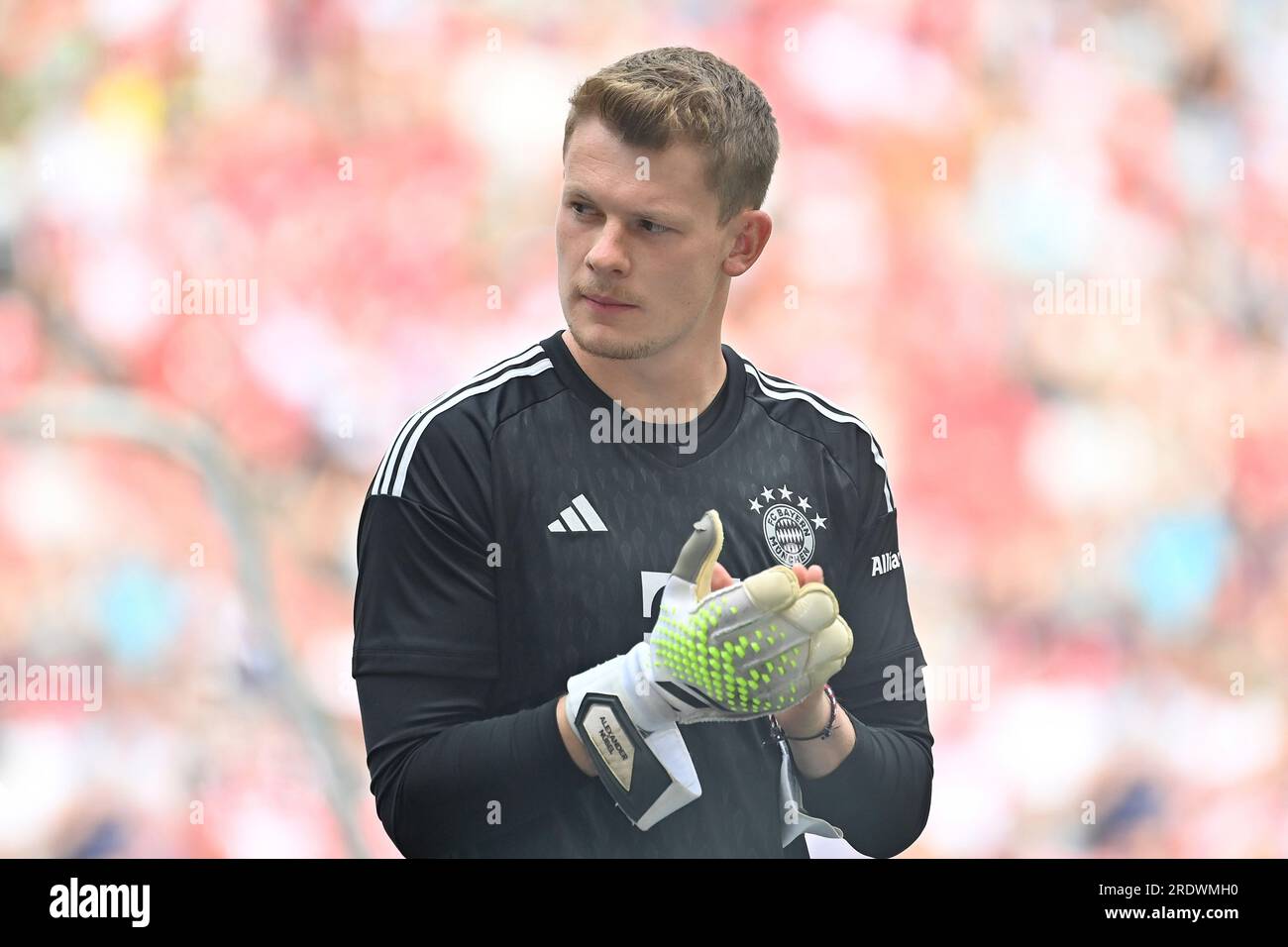 Gardien Alexander NUEBEL. Action, image unique, motif unique coupé ...