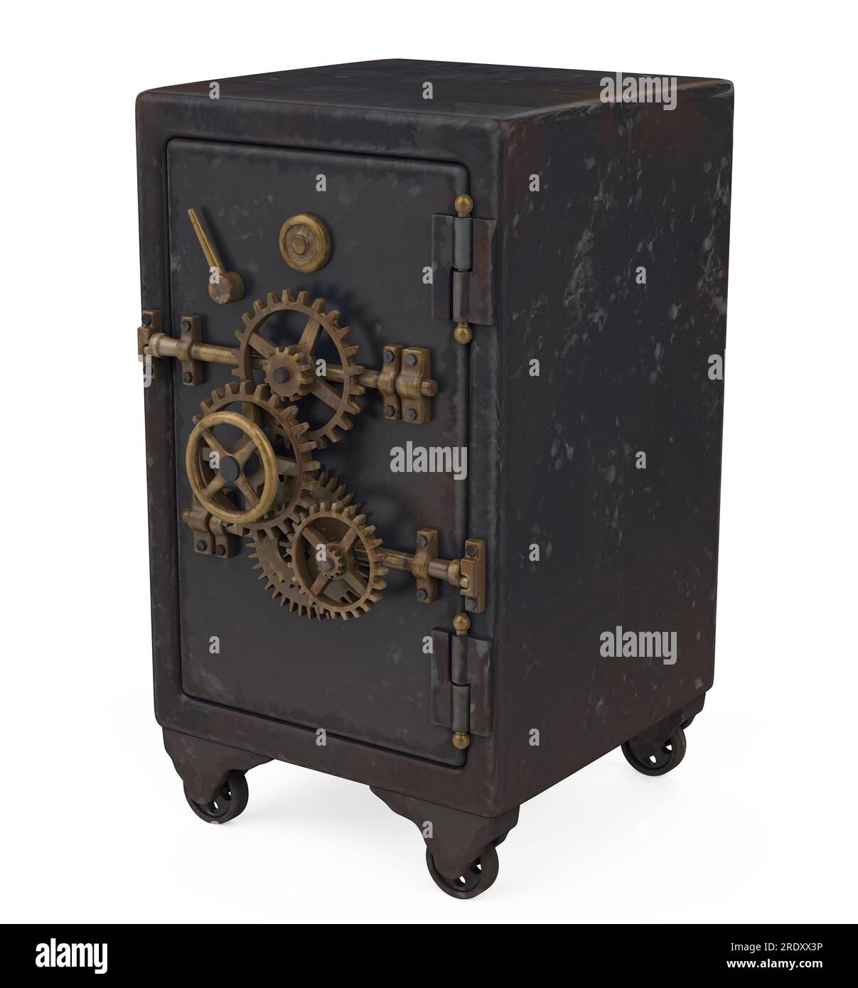 Coffre fort banque ouvert Banque d'images détourées - Alamy