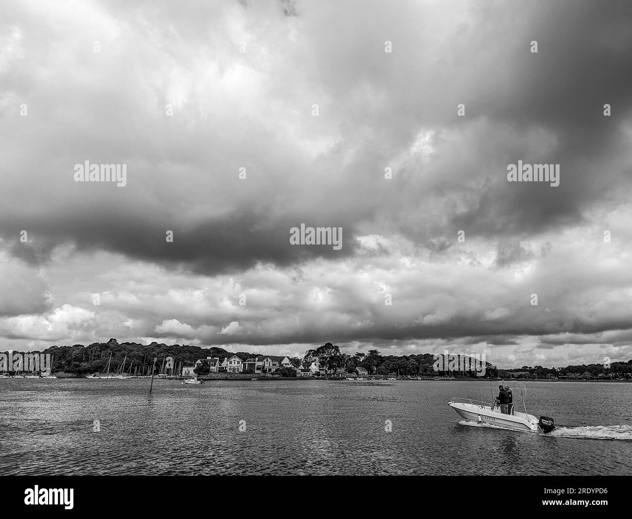Plages bretonnes sauvages Banque d'images noir et blanc - Alamy